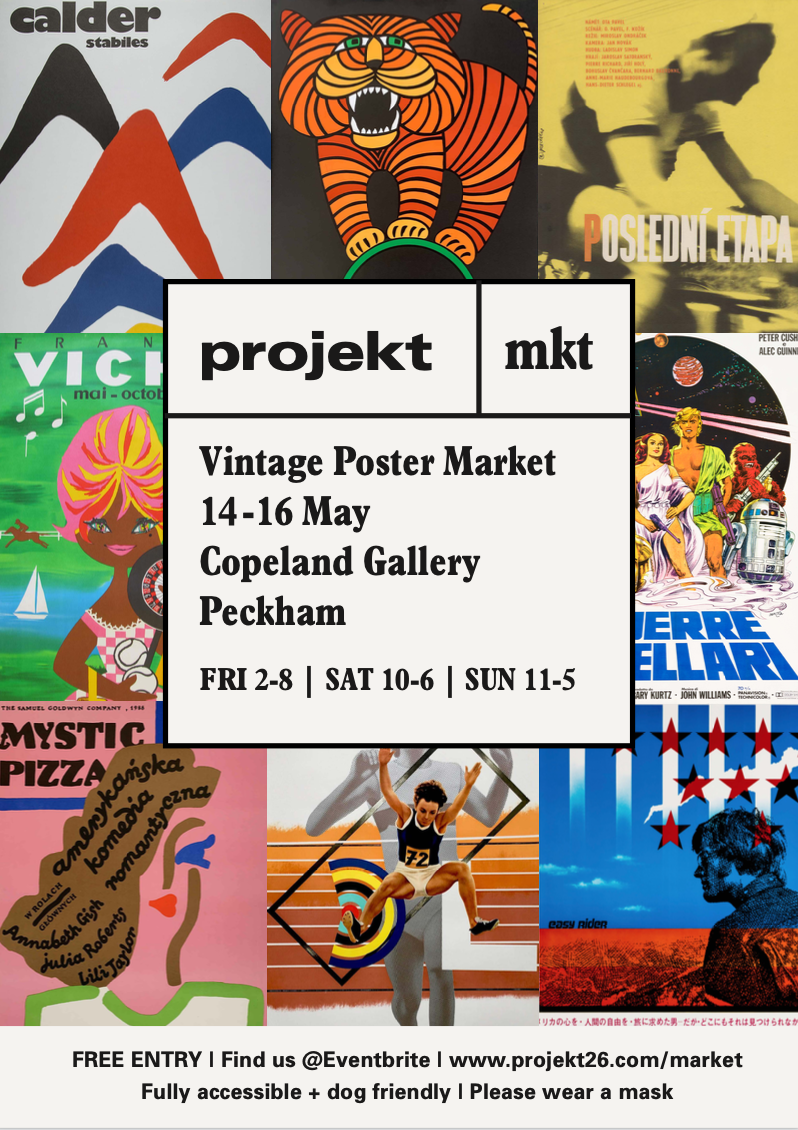 Vintage Poster Market on A Little Bird - An Insiders Guide to London